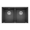 Blanco PRECIS Undermount Granite Composite 29.75 in. 50/50 Double Bowl ...