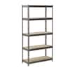 Muscle Rack 5-Tier Boltless Steel Garage Storage Shelving Unit in ...