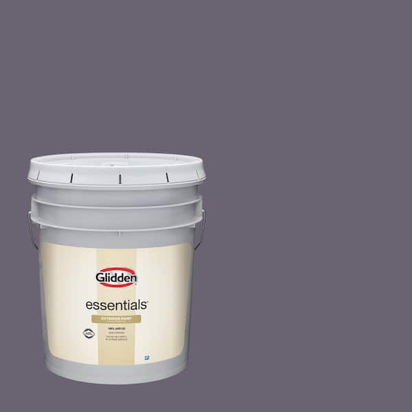Glidden Essentials 5 gal. PPG1172-6 Silverado Satin Exterior Paint ...