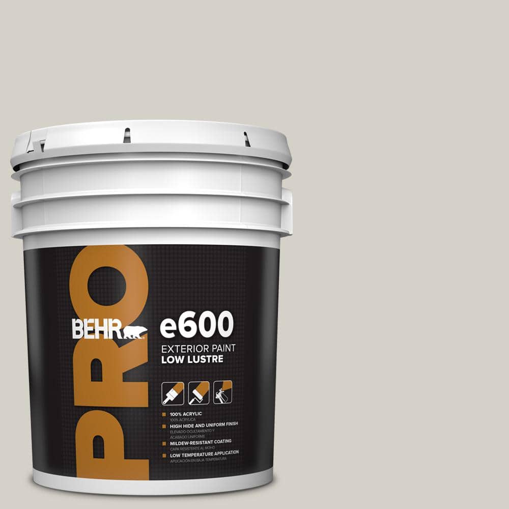BEHR PRO 5 gal. Designer Collection #DC-014 Gray View Low Luster ...