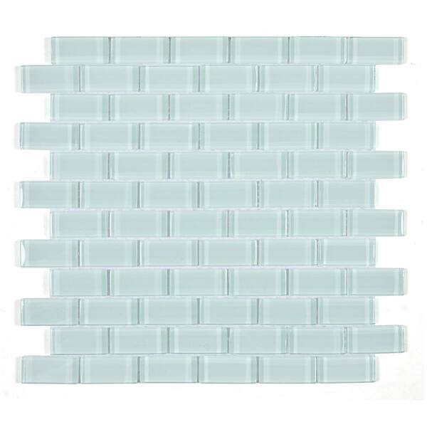 Reviews for ABOLOS Free Flow White 12 in. x 12 in. Glossy Floral Glass ...