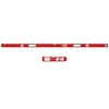 Milwaukee 72 in. Redstick Box Level with 7 in. Billet Torpedo Level ...