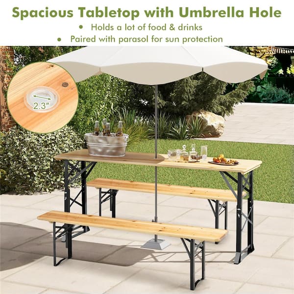 Outdoor Beer Table