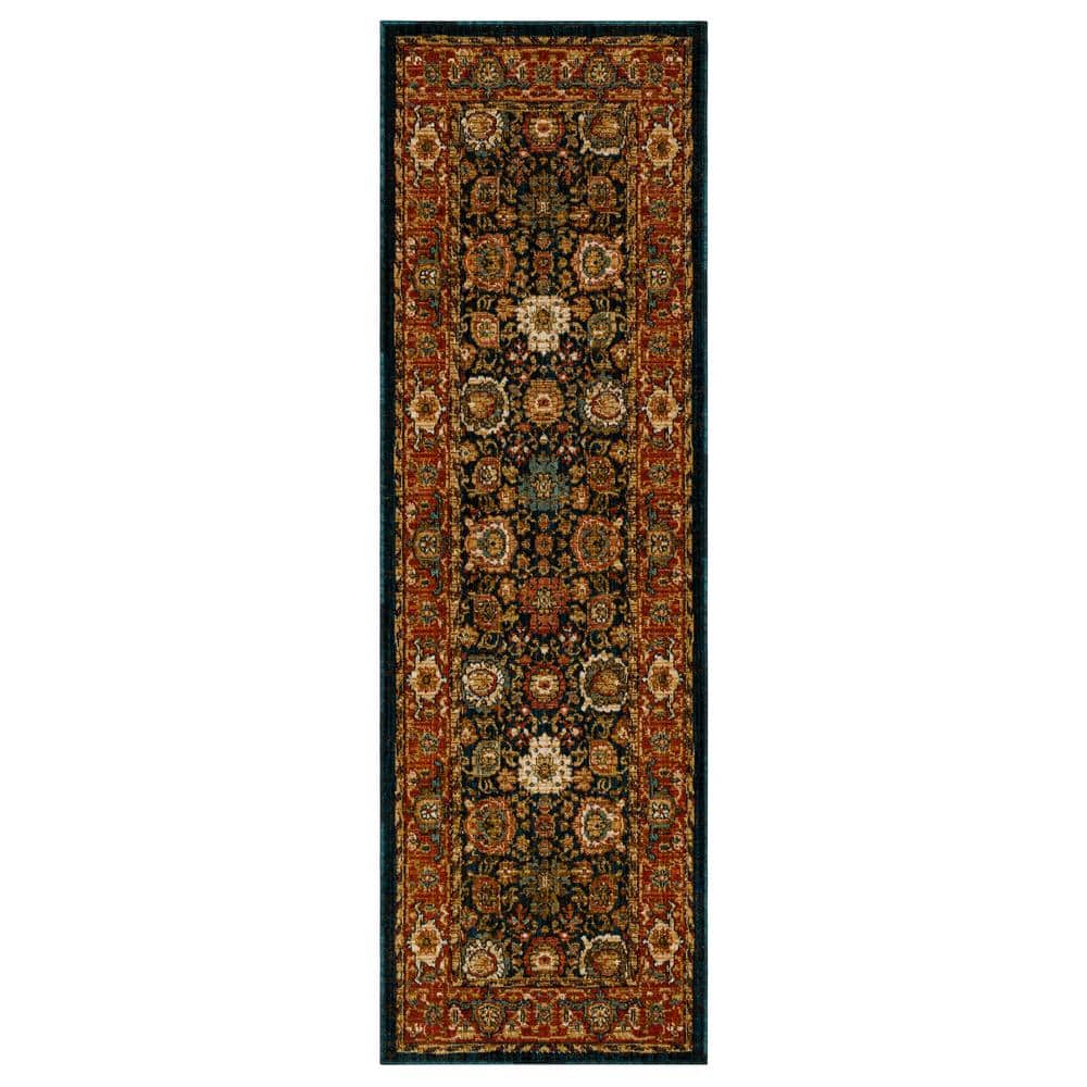 Mohawk Home Garsdale Sapphire 2 ft. 6 in. x 8 ft. Runner Rug 855802 ...