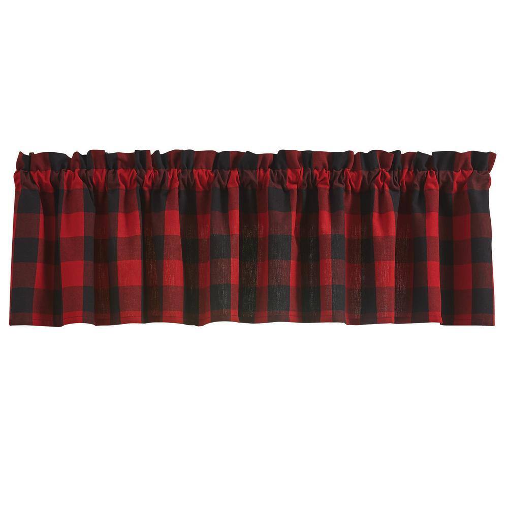 Park Designs Buffalo Check Bear Lined Val 60 in - Red and Black 680-470 ...