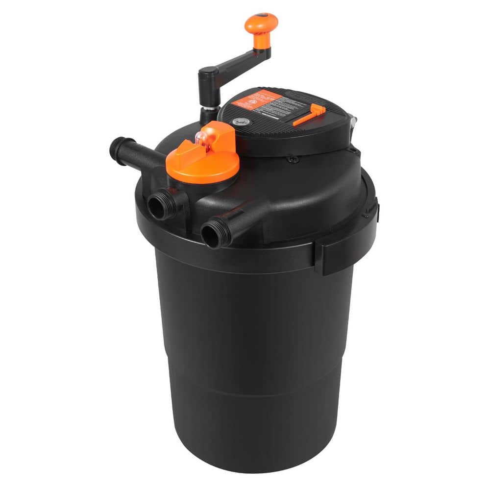 SKYSHALO Bio Pressure Pond Filter up to 2000 Gal. with 13-Watt UV-C ...