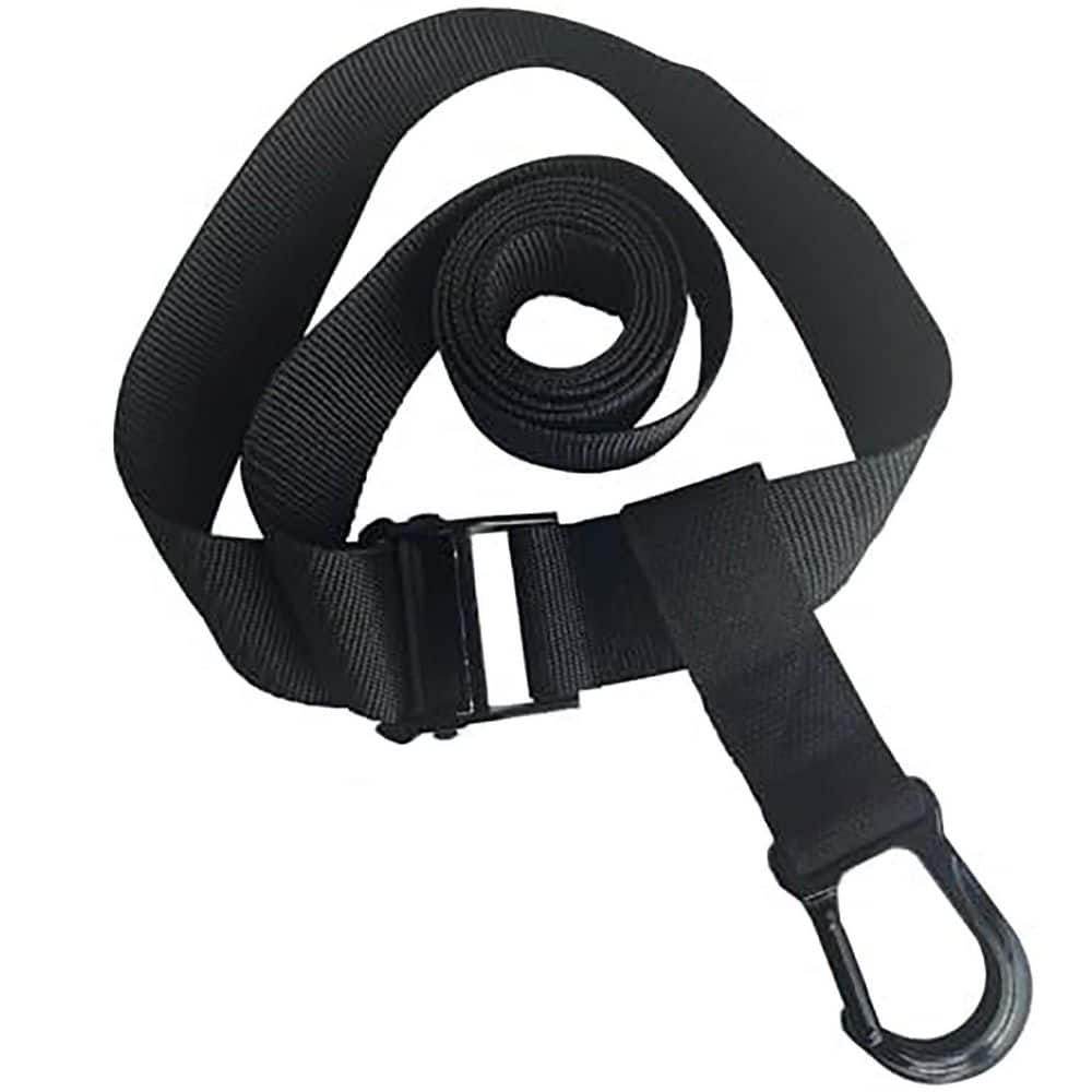 KIWDZFU 78 Inch Nylon Tree Strap Safety Harness Black with Metal Buckle ...