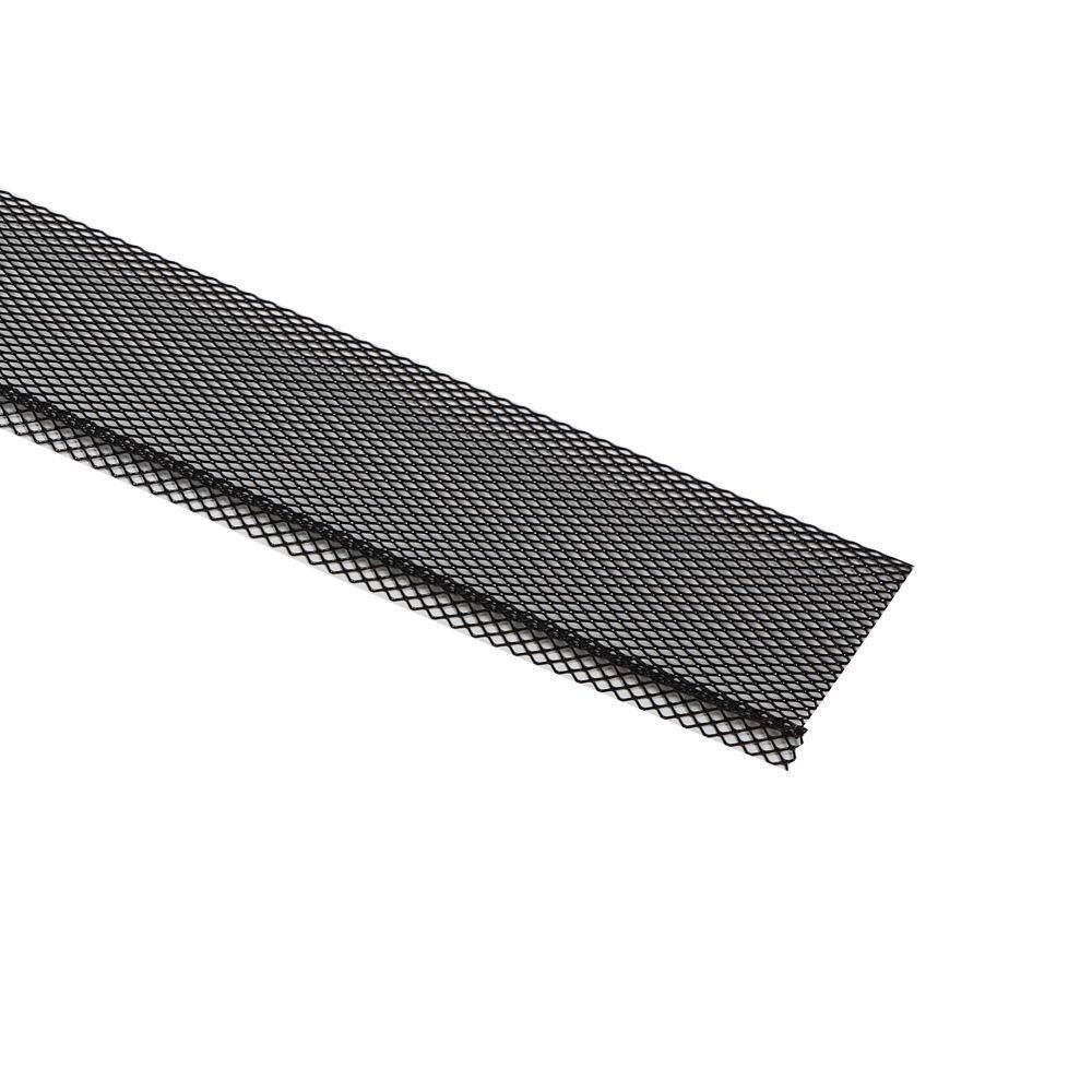 Amerimax Home Products 5 in. x 48 in. Black Lock-On Fine Mesh Gutter ...