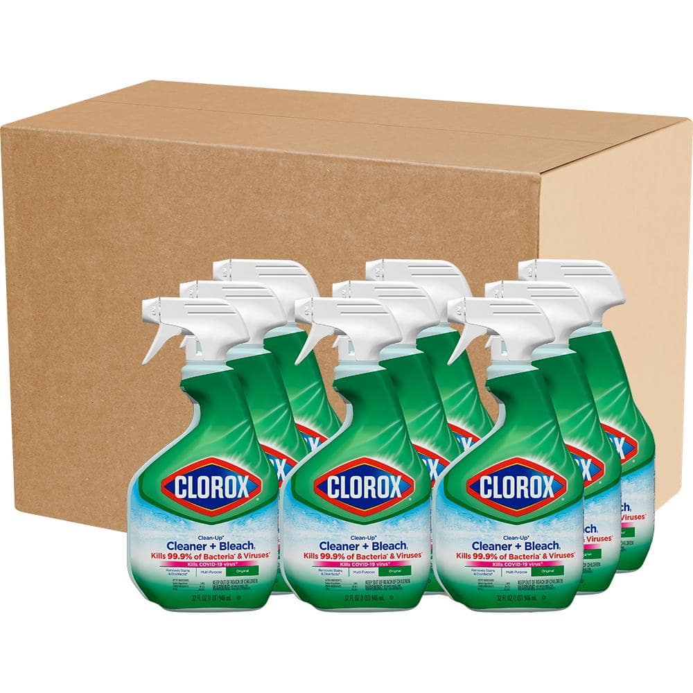 Clorox Clean-Up 32 oz. All-Purpose Cleaner with Bleach Spray (9-Pack) C ...