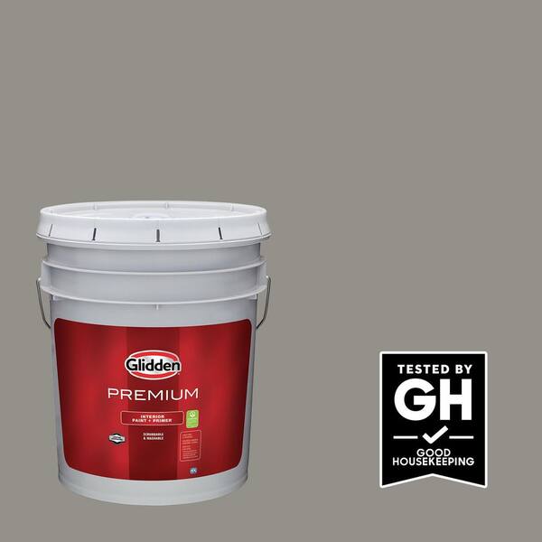 Glidden Premium 5-gal. PPG0998-5 Mt. Rainier Eggshell Interior Latex ...