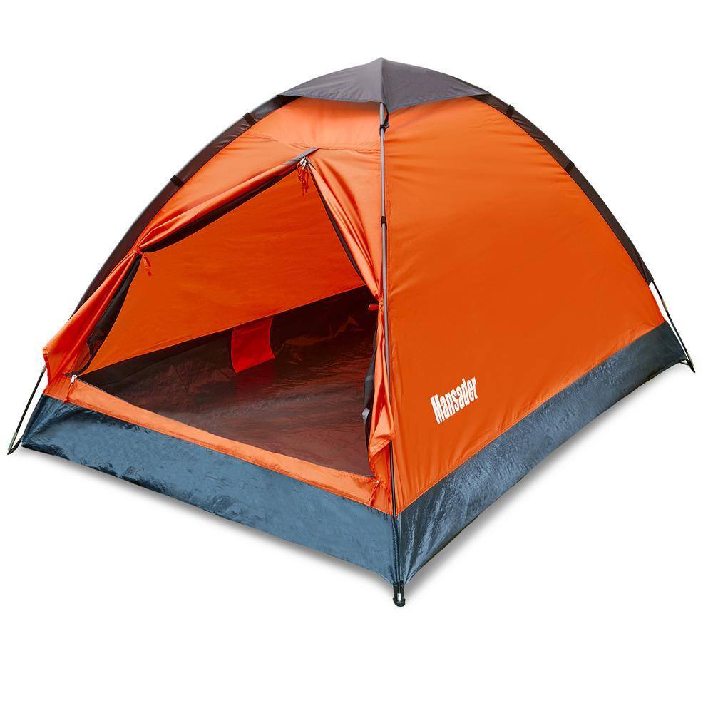 GARSING 2-Person Orange Dome Tent MAN-DOPA-2P-ORANGE - The Home Depot