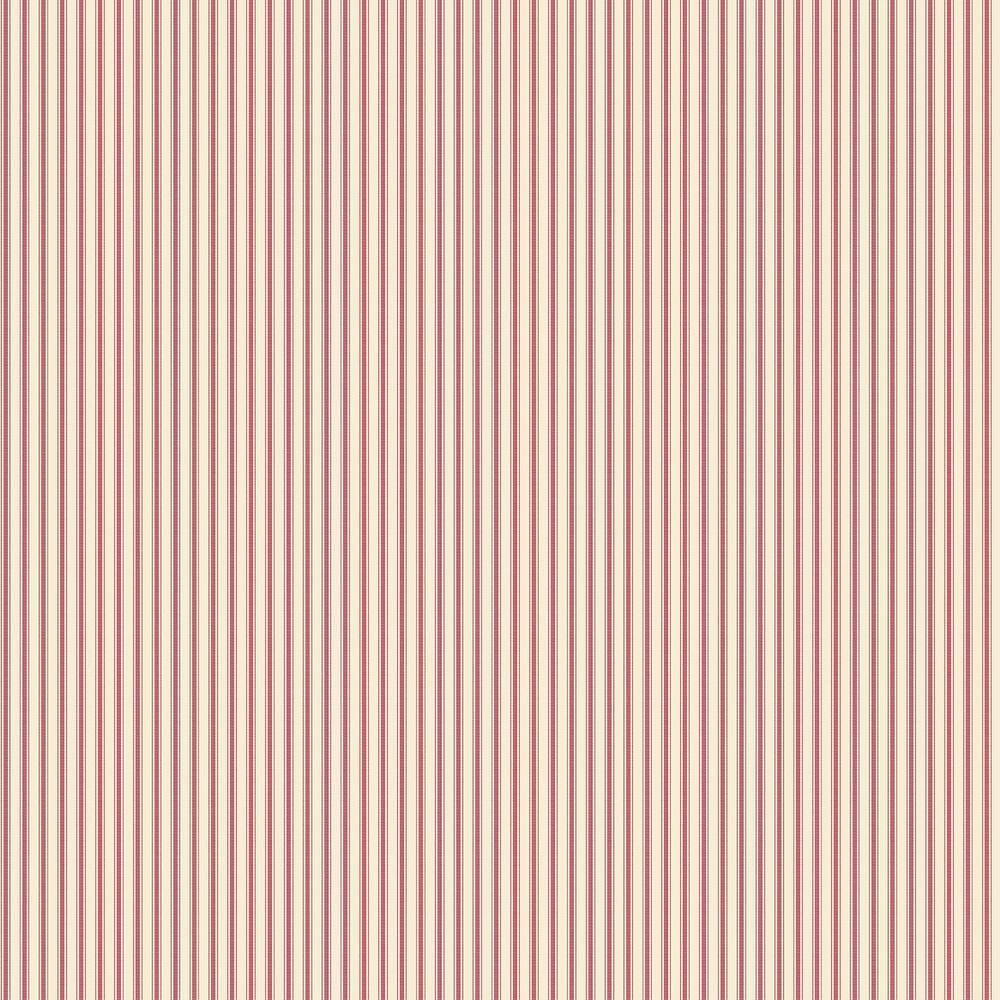 Miniatures 2-Red/Cream Multi-Stripe Design Matte Finish Non-Pasted ...