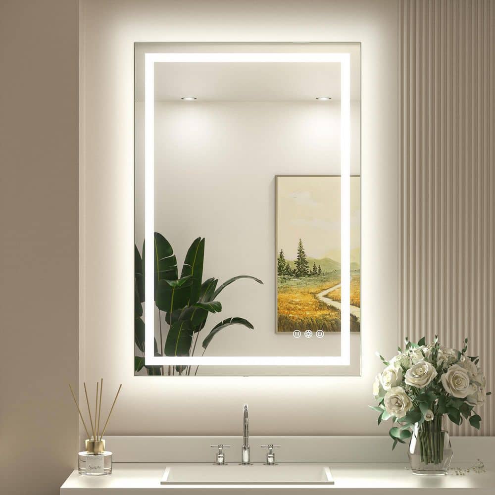 Have a question about TETOTE 24 in. W x 36 in. H Rectangular Frameless ...