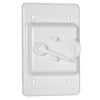 BELL N3R Polycarbonate White 1-Gang Weatherproof Toggle Switch Cover ...