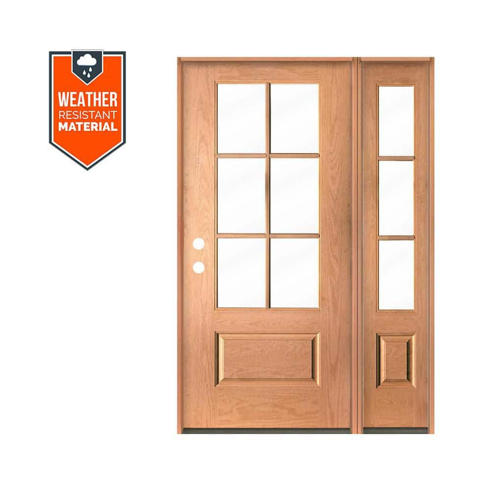 Reviews for Krosswood Doors UINTAH Farmhouse 50 in. x 79 in. 6-Lite ...