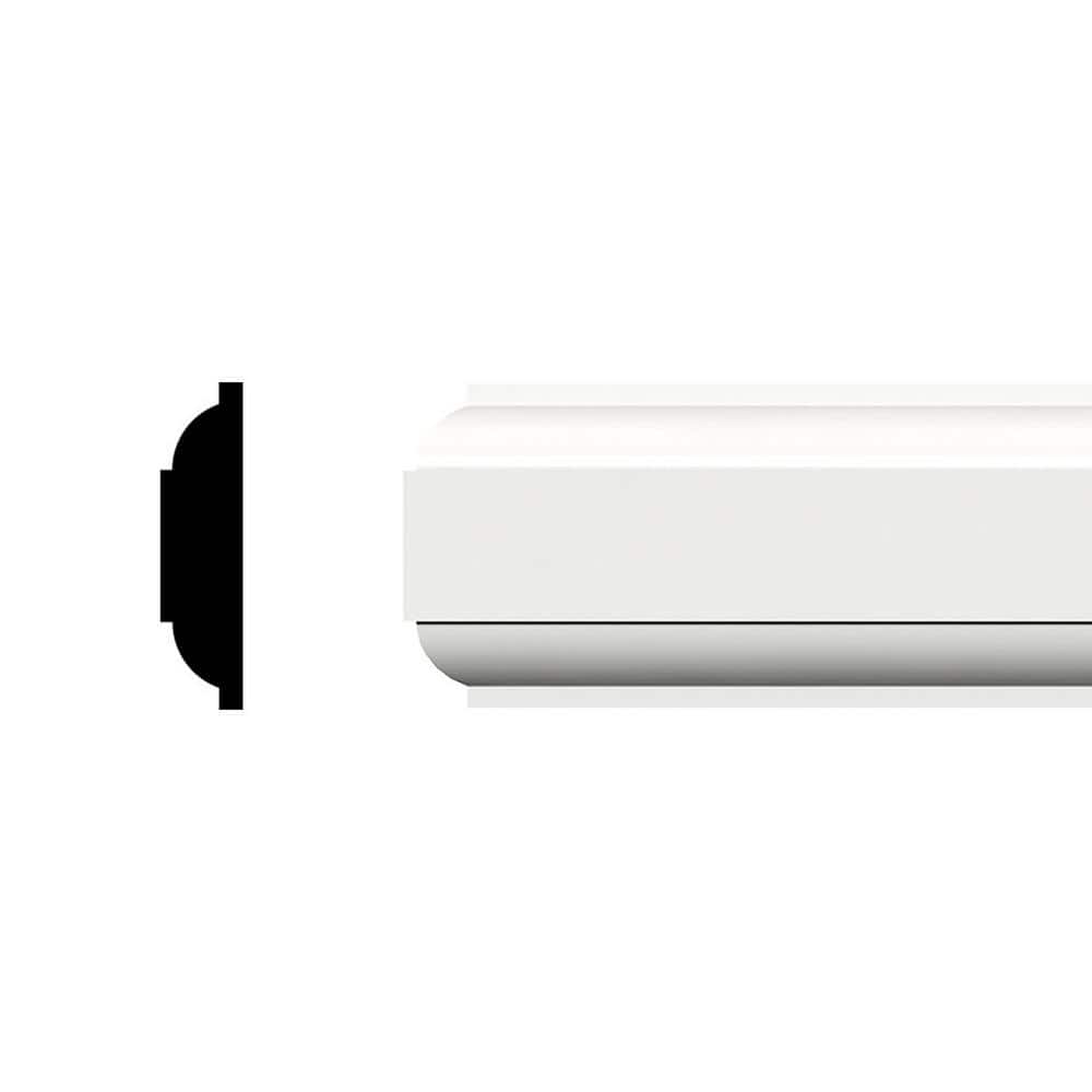 Ekena Millwork 7/8 in. x 1/4 in. x 96 in. Parting Bead, PVC 6069261 ...