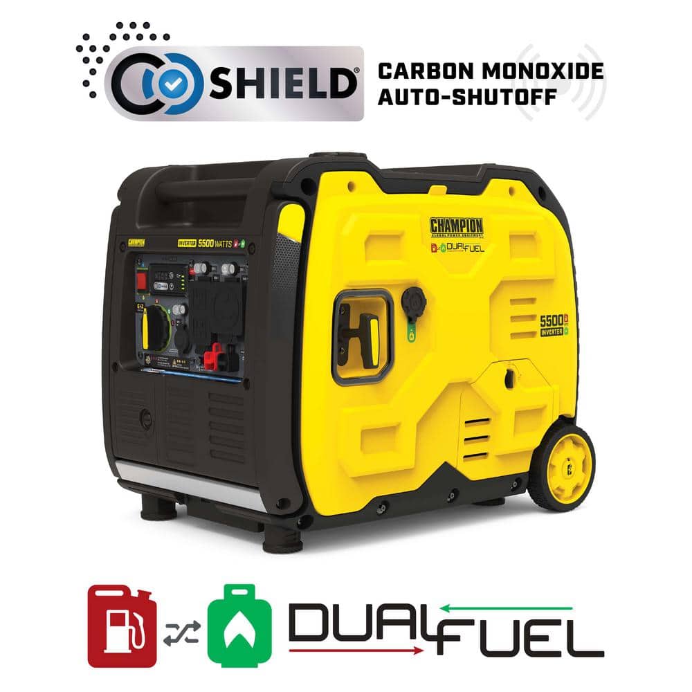 Champion Power Equipment 5500/4000-Watt Electric Start Gasoline and ...