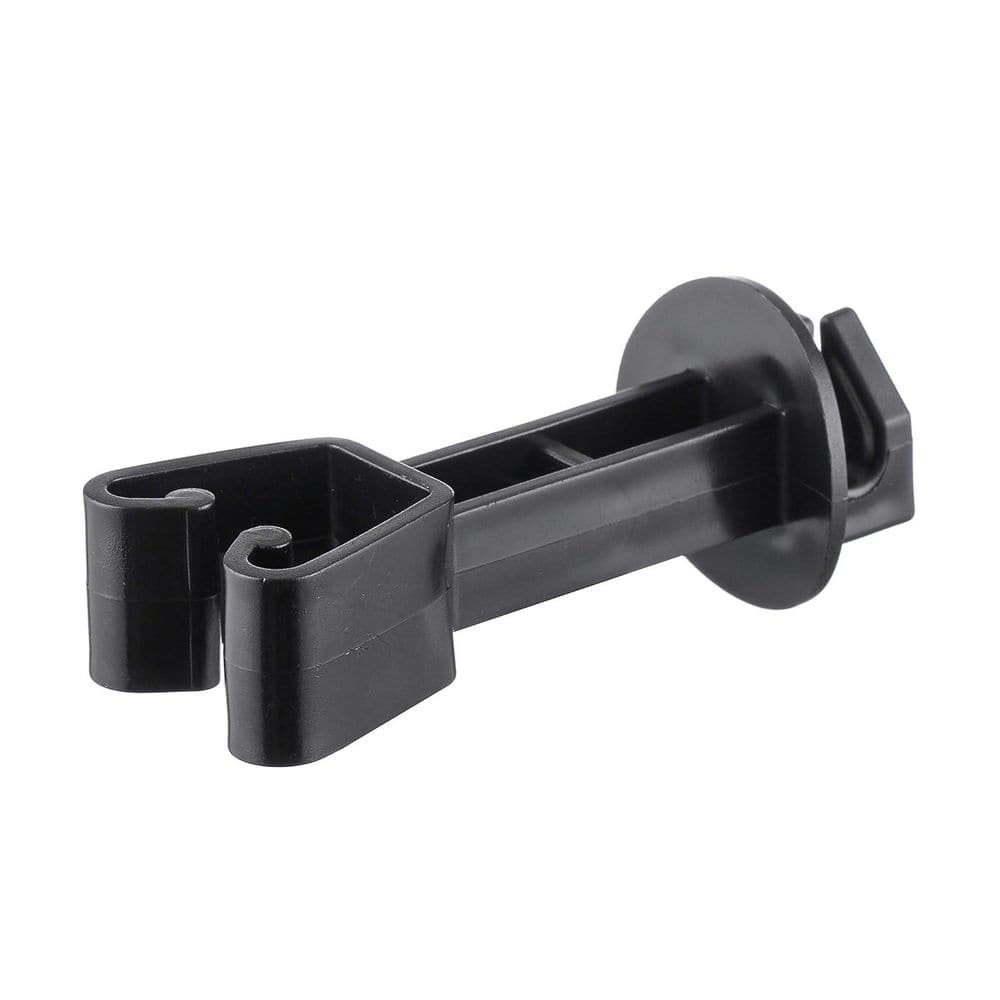 Afoxsos Fence Wire Chain Link U Post Extended Insulator in Black (25 ...