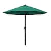 California Umbrella 9 ft. Bronze Aluminum Market Auto-tilt Crank Lift ...