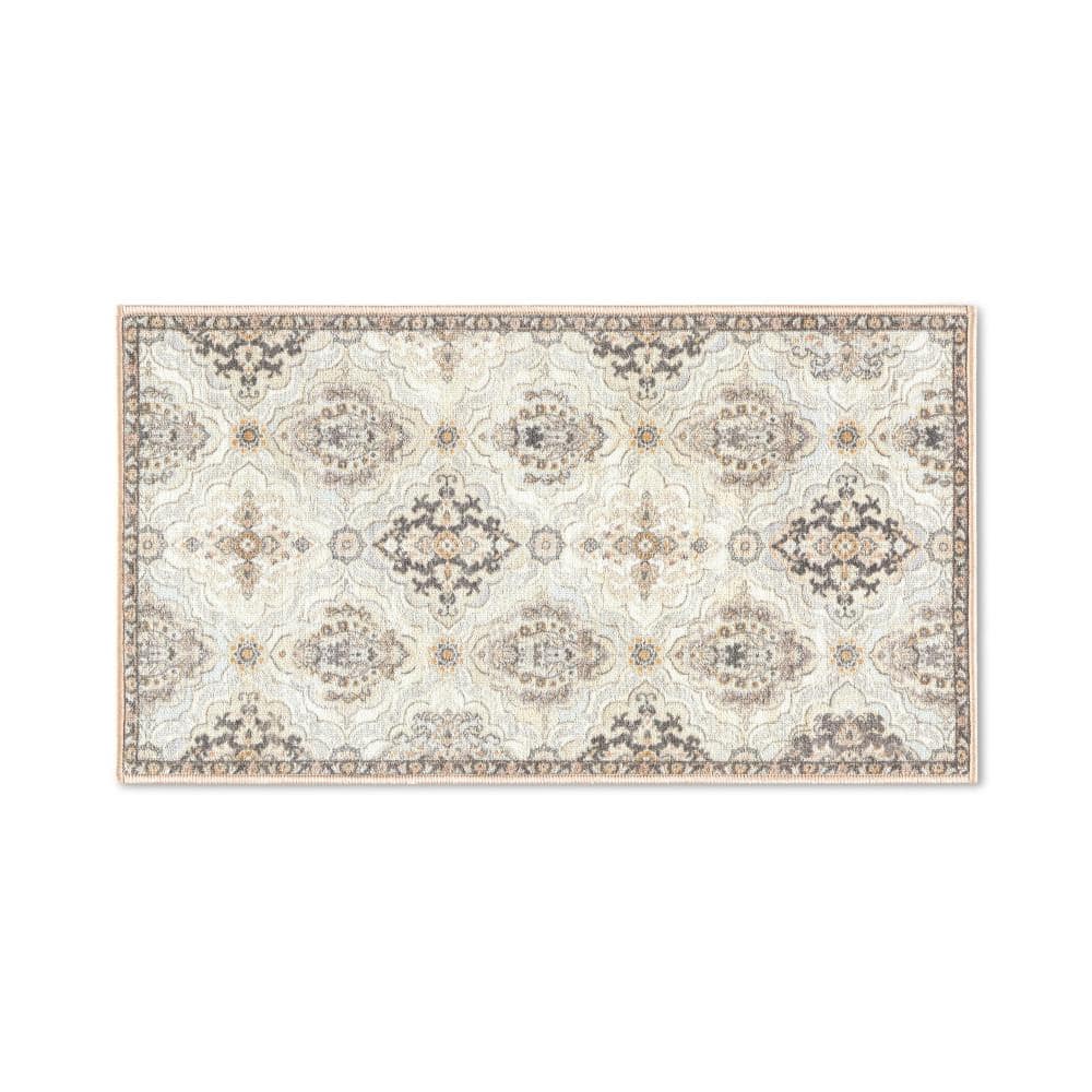 TOWN & COUNTRY LIVING Everyday Avani Cottagecore Medallion Beige 2 ft ...
