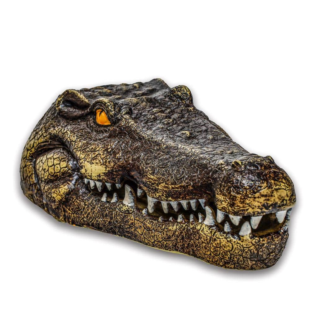 Reviews for Trademark Innovations 11 in. Fake Alligator Head Pool Float ...