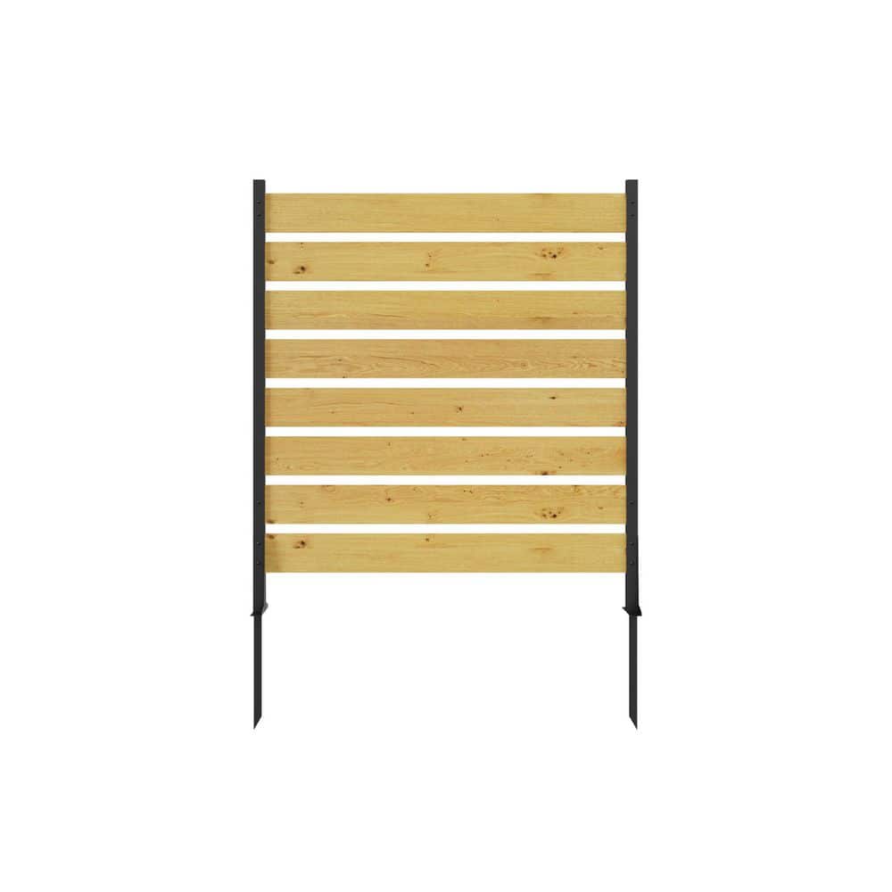cenadinz 55in.Hx38.5in. W Yellow Cedar Wood Privacy Screen Outdoor ...