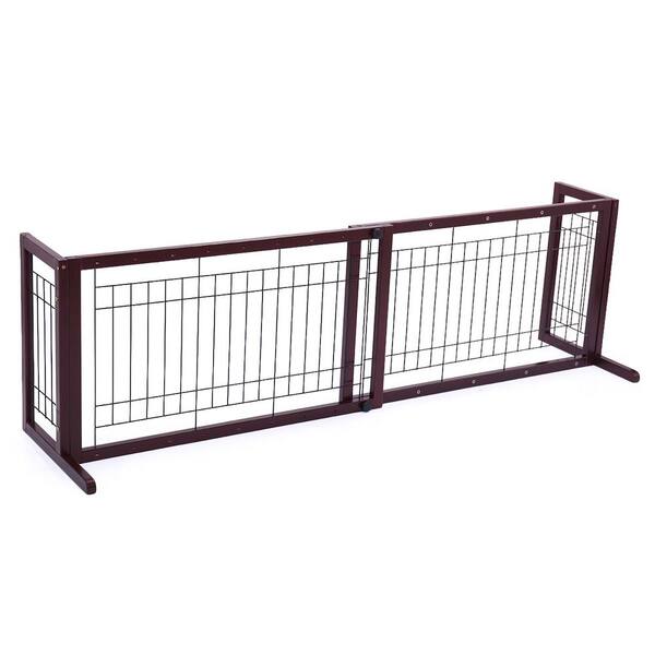 Stair Gates Wooden Dog Gate For Stairs - Stairway Barrier Fence ...