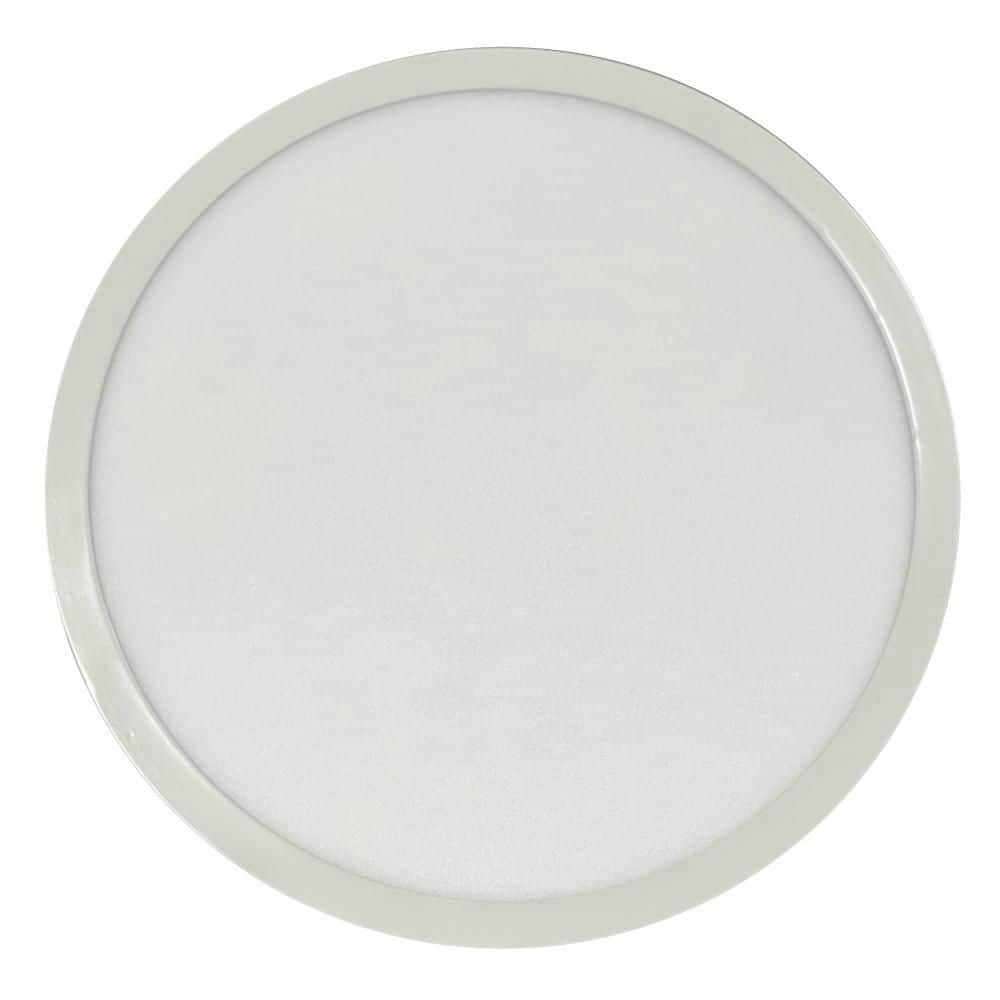 J&H LED 6 in. Low Profile Integrated LED Flush Mount for Kitchens or ...