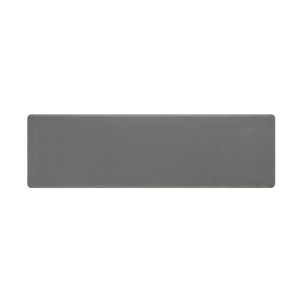 Chef Gear Dark Gray 17.5 in. x 60 in. PVC Basketweave Anti-Fatigue Mat ...