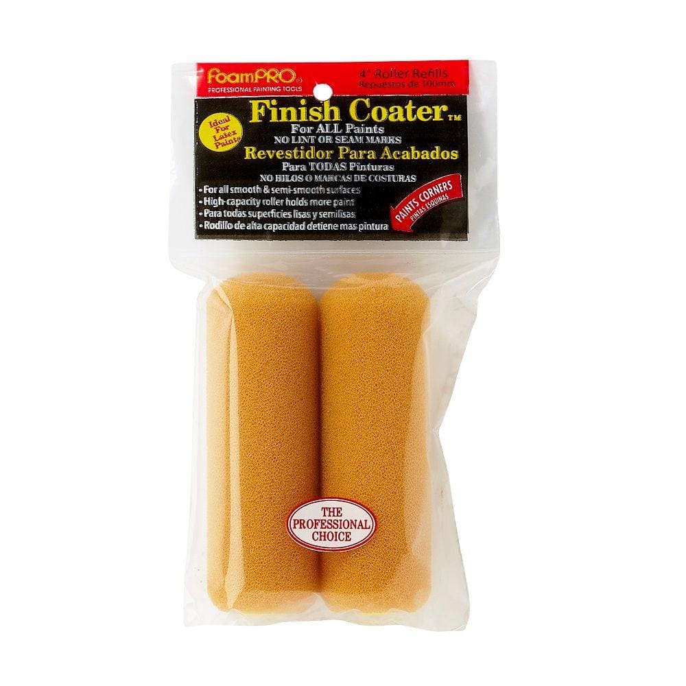 FoamPRO 4 in. x 5/8 in. Mini Foam Roller Cover (2-Pack) 139376 - The ...
