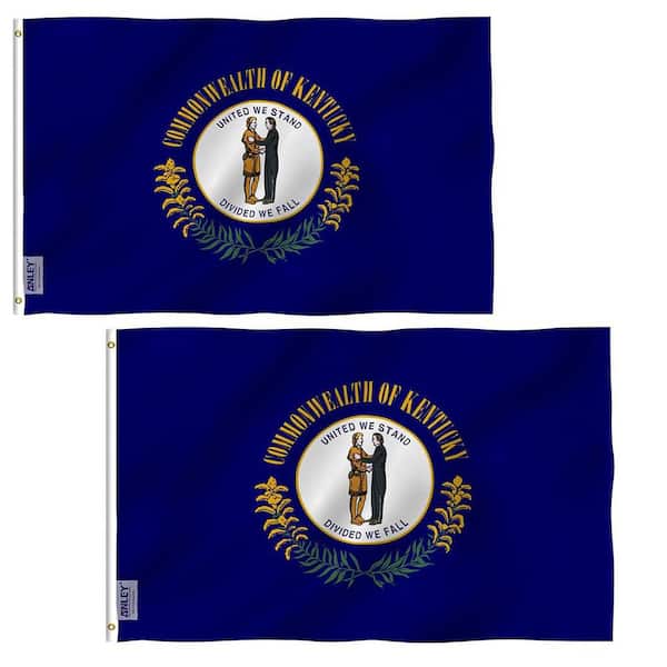 ANLEY Fly Breeze 3 ft. x 5 ft. Polyester Kentucky State Flag-Kentucky ...