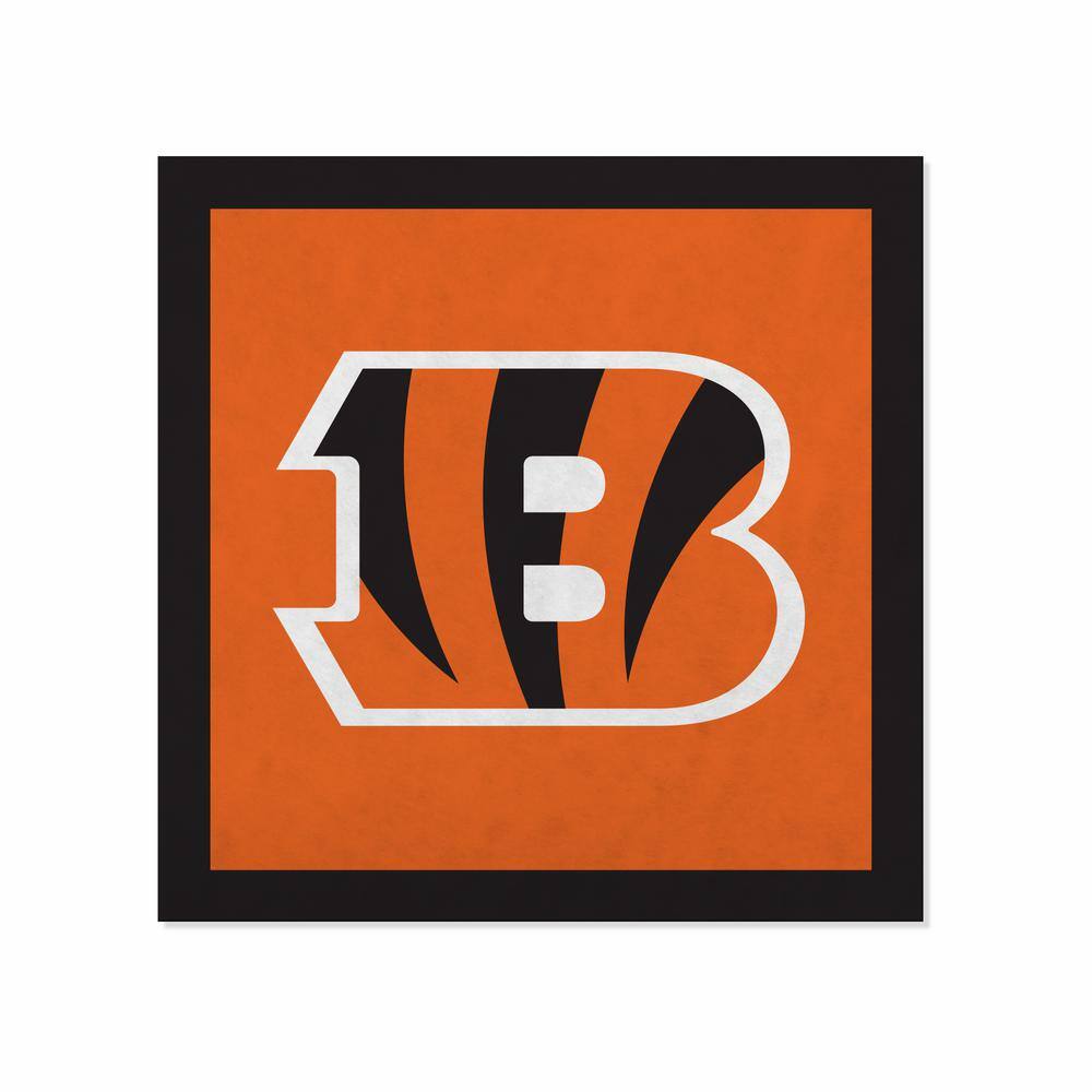 Rico Industries Cincinnati Bengals 23 in. x 23 in. NFL Felt Wall Banner ...