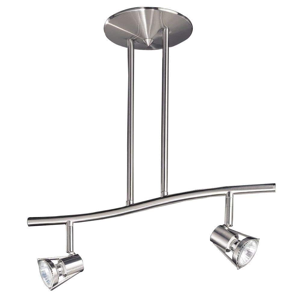 Filament Design Cassiopeia 2-Light Satin Nickel Track Lighting Kit CLI ...