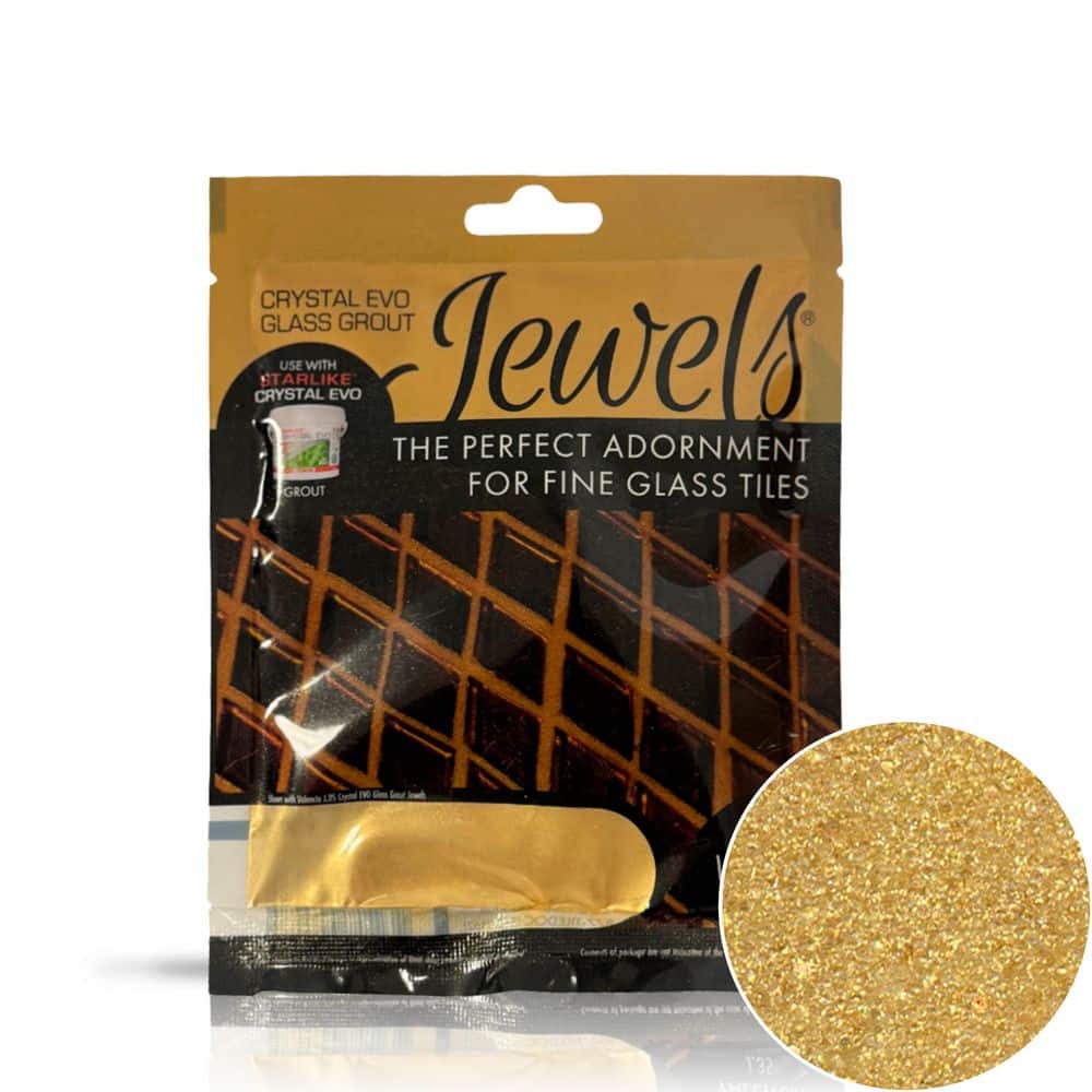 The Tile Doctor 75g Crystal Glass Grout Jewels Valencia (1-Pack) J.35 ...
