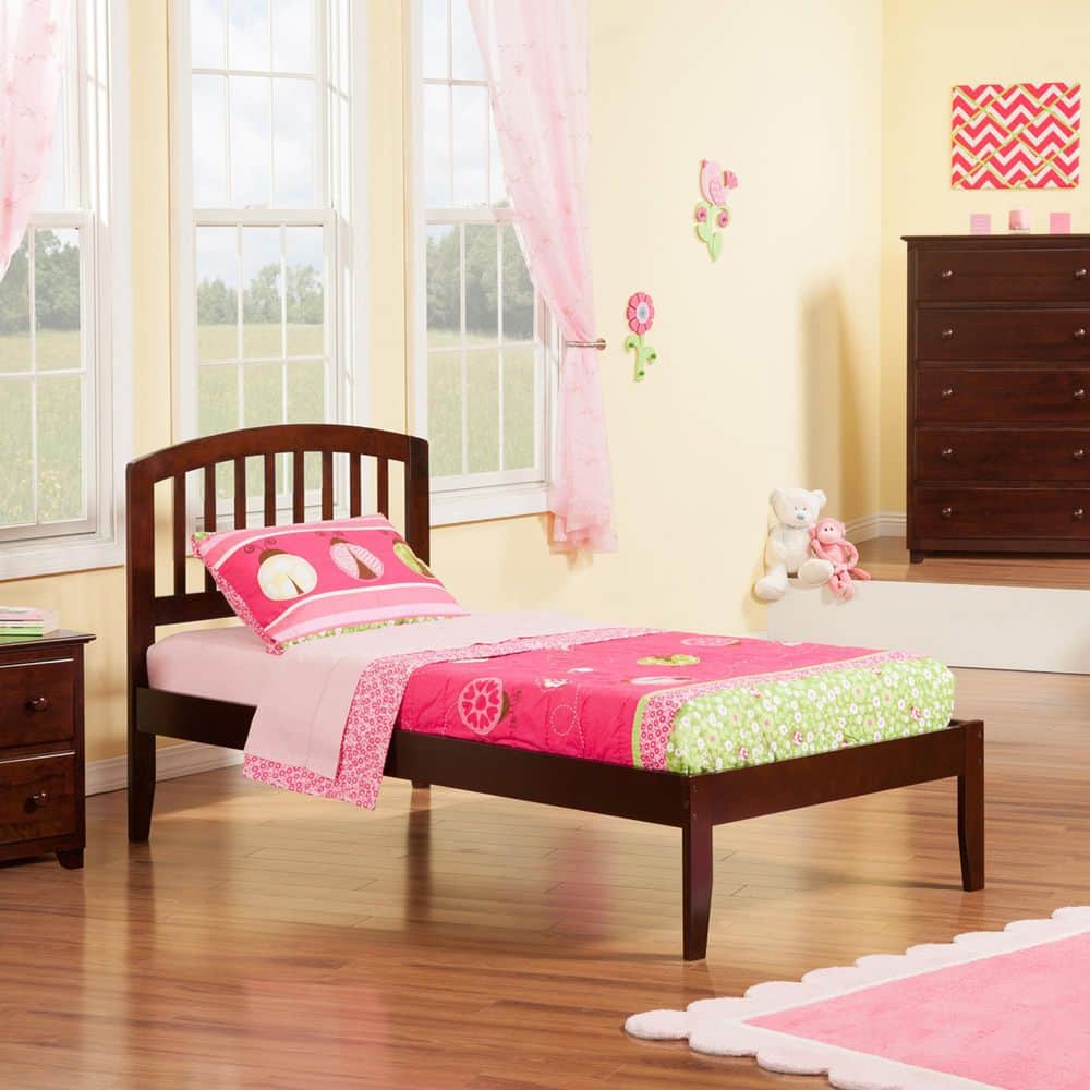 Reviews for AFI Richmond Walnut Brown Solid Wood Frame Twin XL Platform ...