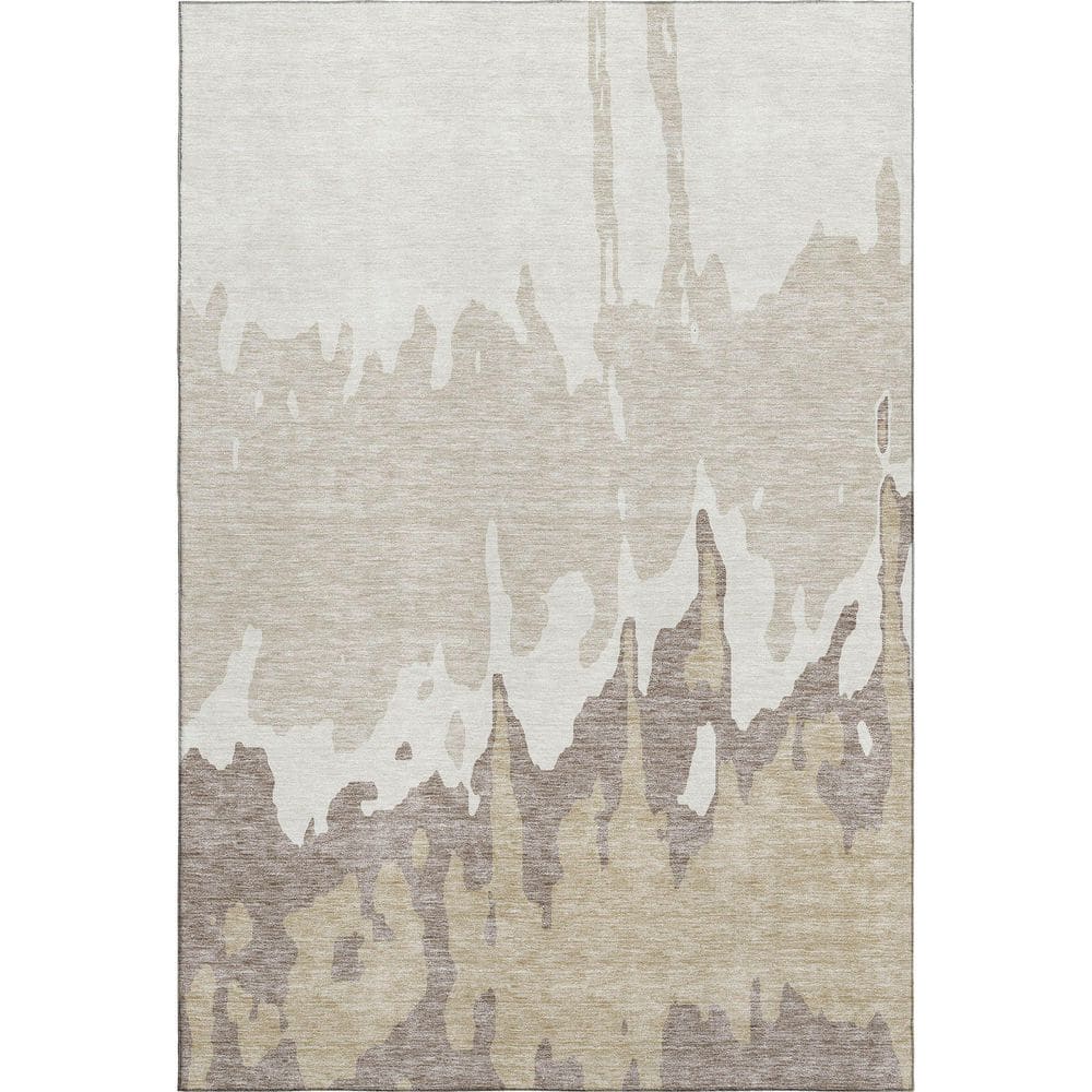 Addison Rugs Mayfield Premium Machine Washable Abstract AMF961 Ivory 8 ...