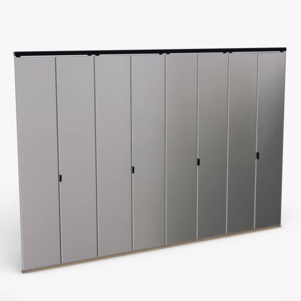 Impact Plus 96 in. x 80 in. Beveled Edge Frameless Full Lite Mirror ...