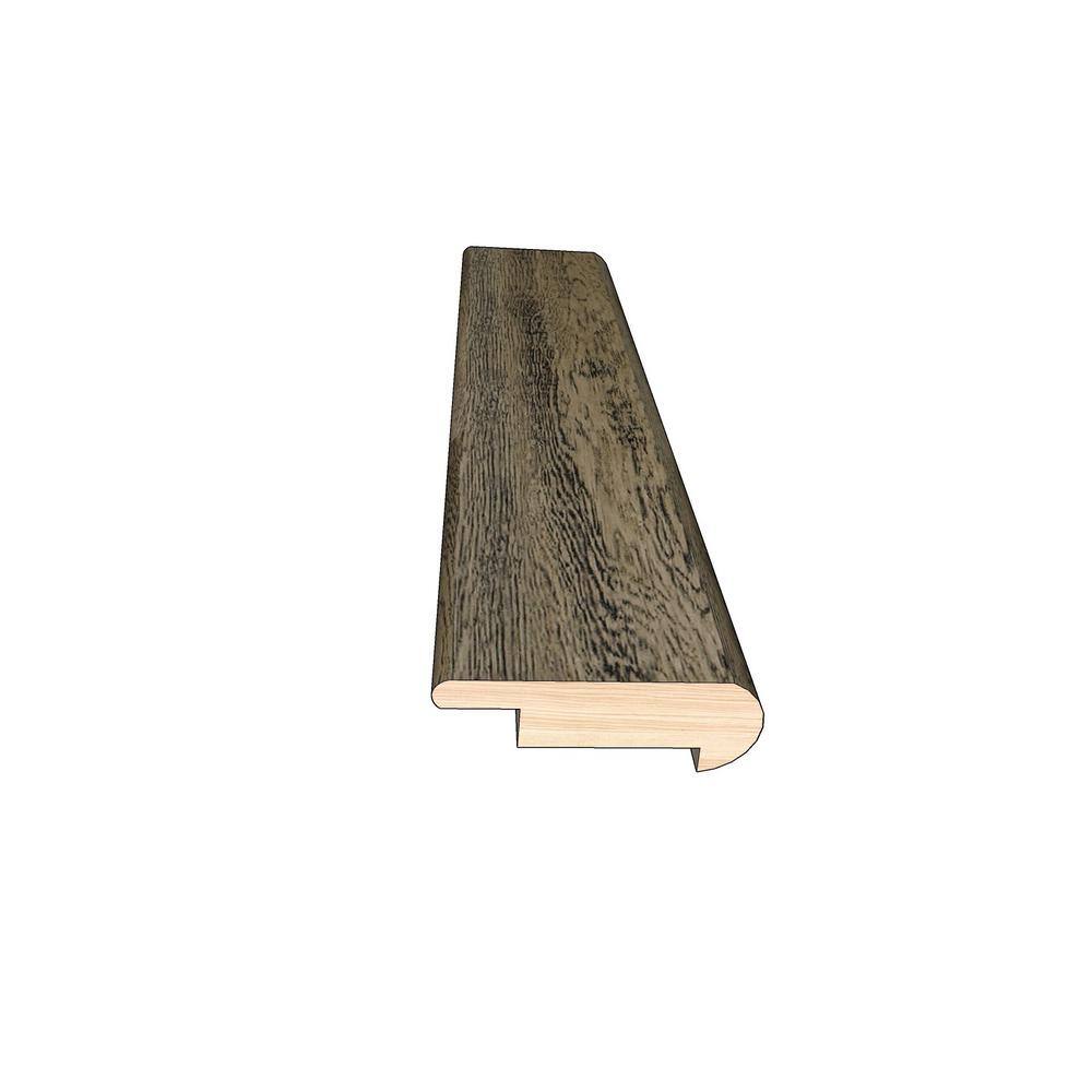 OptiWood Weathered Oak 0.45 in. Thick x 2 in. Width x 78 in. Length ...