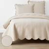The Company Store Scallop Lightweight Tan Twin Cotton Quilt 51199Q-T ...