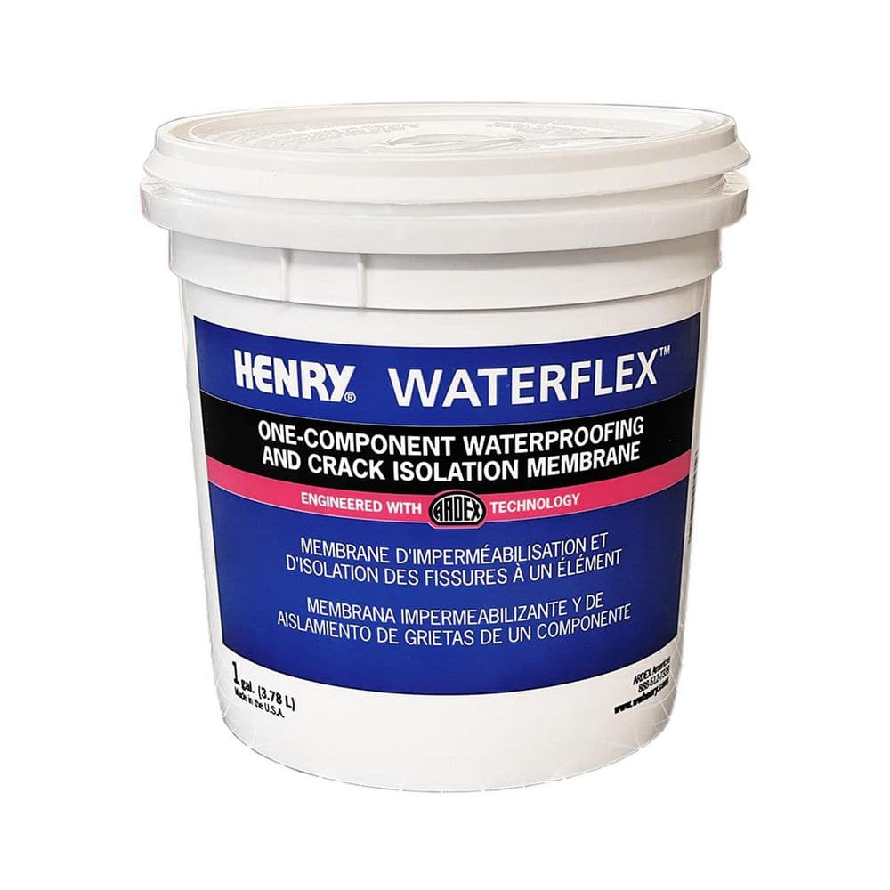 Henry WaterFlex 1 Gal. Waterproofing and Crack Prevention Membrane ...