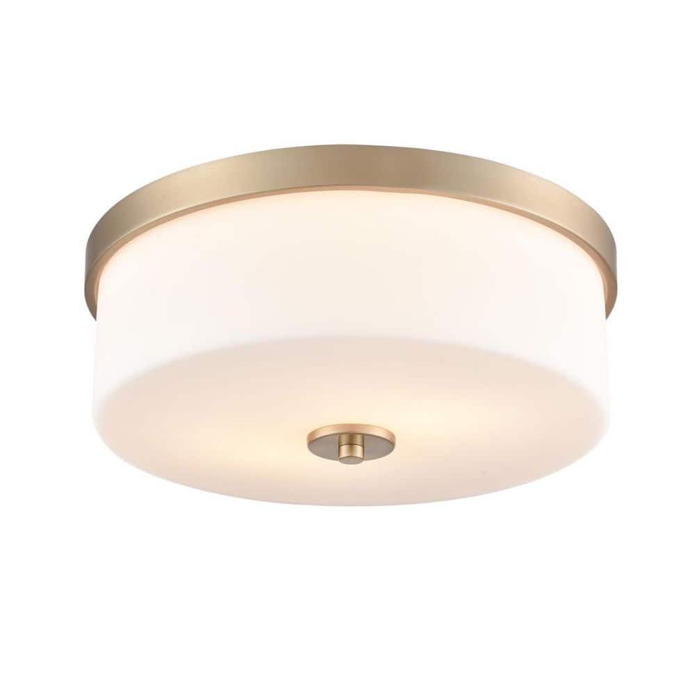 Millennium Lighting Laphia 13.25 in. Wide 2-Light Modern Gold Modern ...