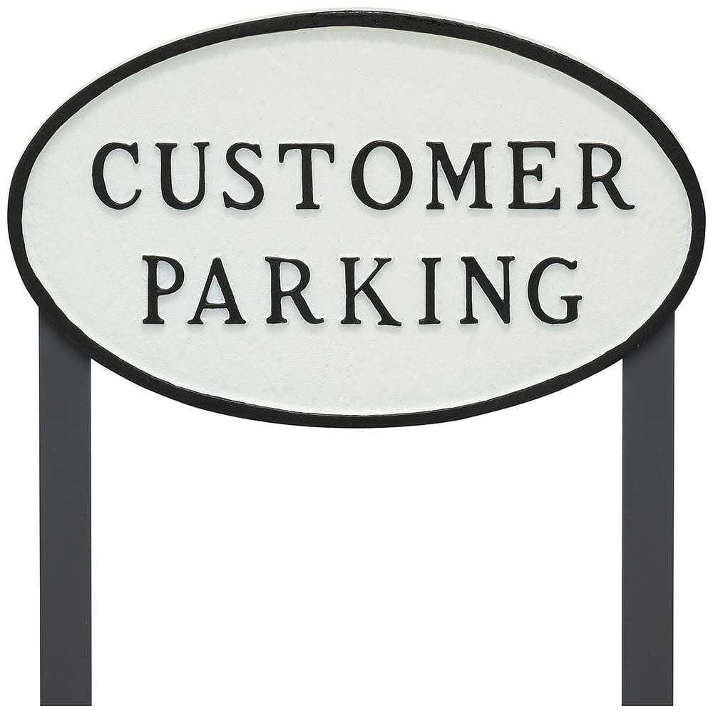 UPC 737276981466 - 10 in. x 18 in. Large Oval Customer Parking ...