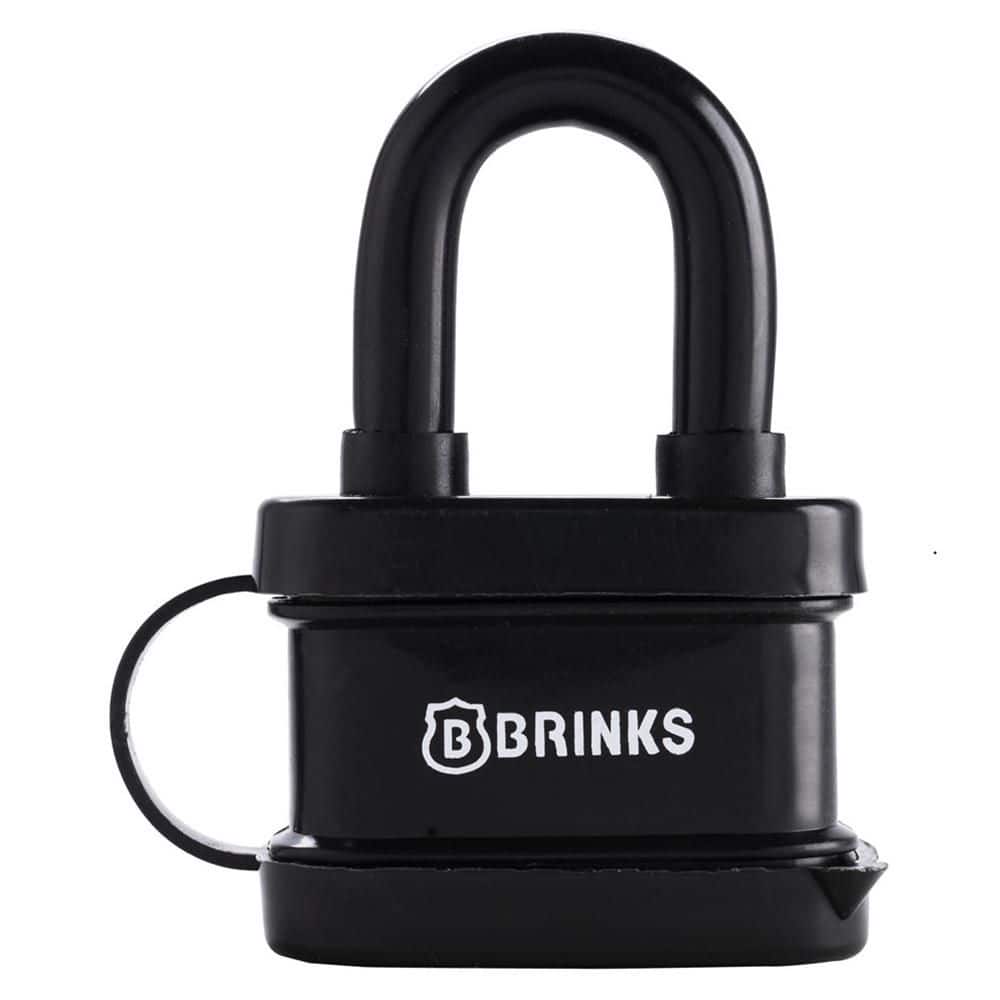 Brinks 40 mm Laminated Steel Weather Resistant Padlock 172-40051 - The Home Depot