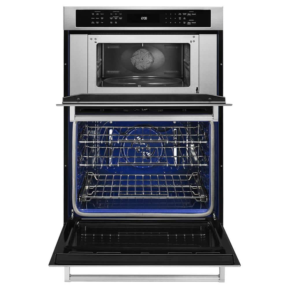 KitchenAid 30 in. Electric Even-Heat True Convection Wall Oven with ...