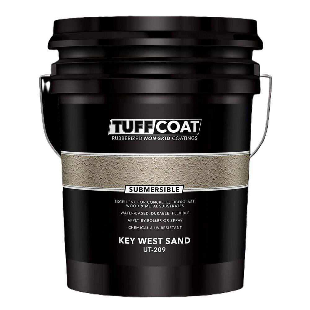 TUFF COAT UT-209 5-Gl Key West Sand Interior/Exterior, Concrete/Wood ...