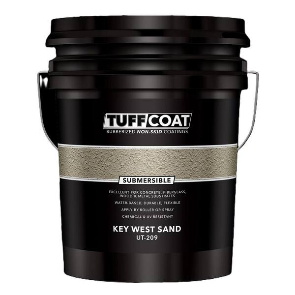 TUFF COAT UT-209 5-Gl Key West Sand Interior/Exterior, Concrete/Wood ...