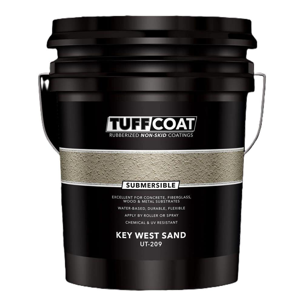 TUFF COAT UT-209 5-Gl Key West Sand Interior/Exterior, Concrete/Wood ...