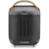DeLonghi 1500 Watt Capsule Compact Ceramic Heater in Gray HFX30C15.G ...