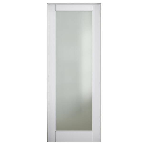 Have a question about ARK DESIGN 30 in. x 80 in. 1-Lite Frosted Glass ...