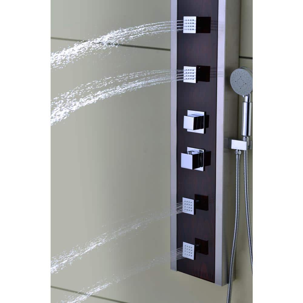 Buy Monsoon 57 in. 4-Jetted Full Body Shower Panel System with Heavy ...